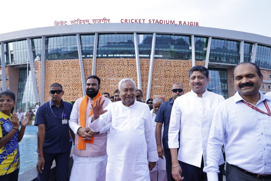 CM Nitish Kumar Opens Rajgir’s World-Class Cricket Stadium, Puts Bihar ...